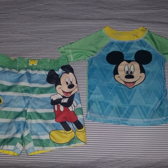 Disney | Swim | Toddler Boy Mickey Mouse Swim Suit | Poshmark